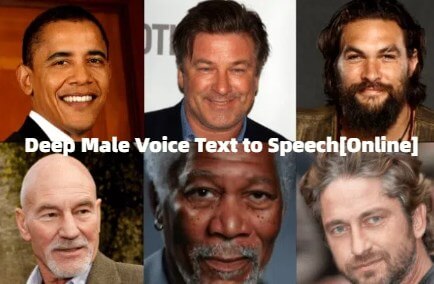 Free AI Deep Male Voice Text to Speech Generator