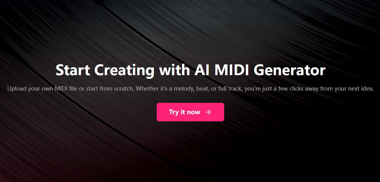 AI MIDI Generator | Make Music Using MIDI AI [Online]