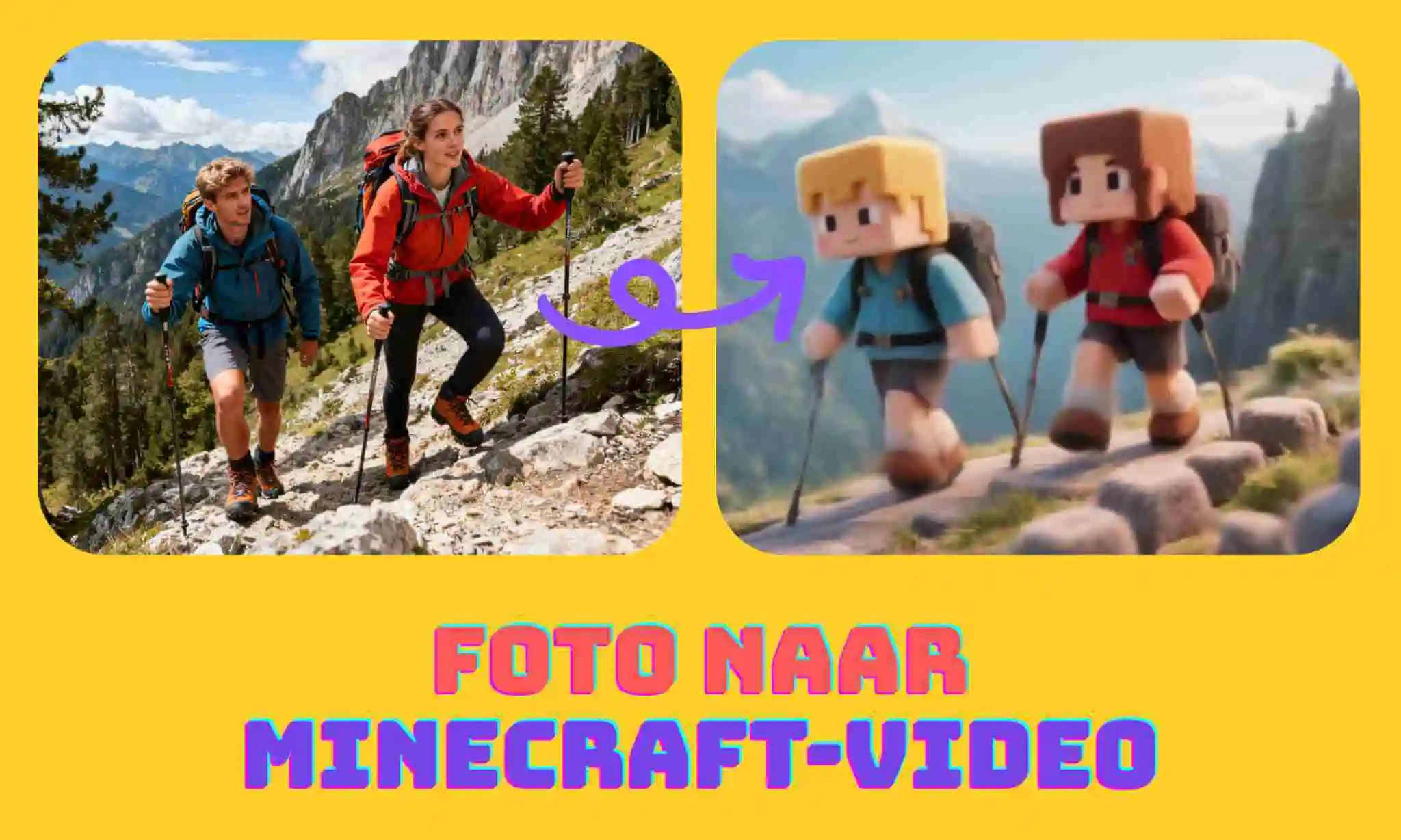AI Minecraft Video Generator: Foto Naar Minecraft Video in Minuten
